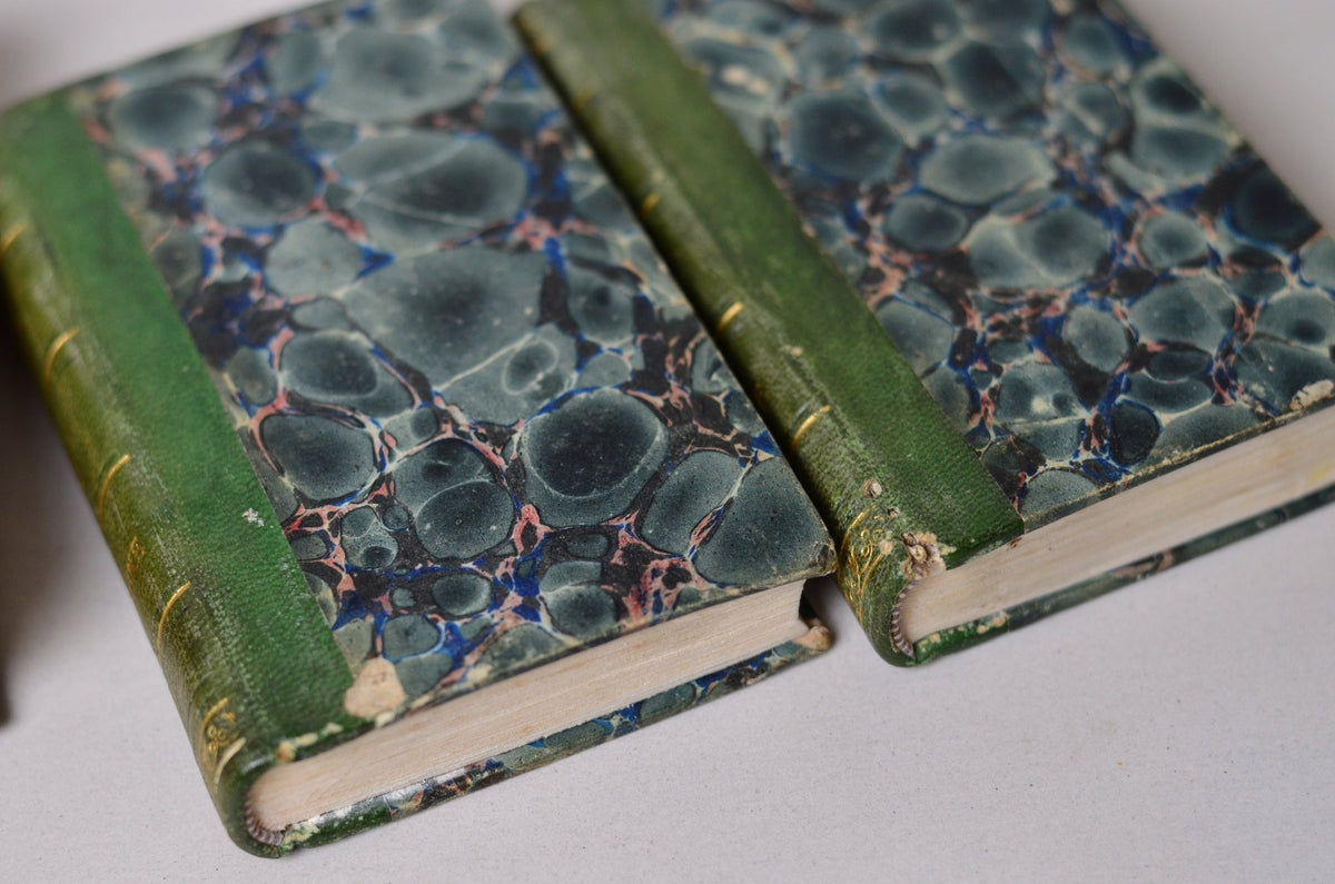 Antique Leather Bound Corinne, or Italy by Germaine de Staël 1837 ...