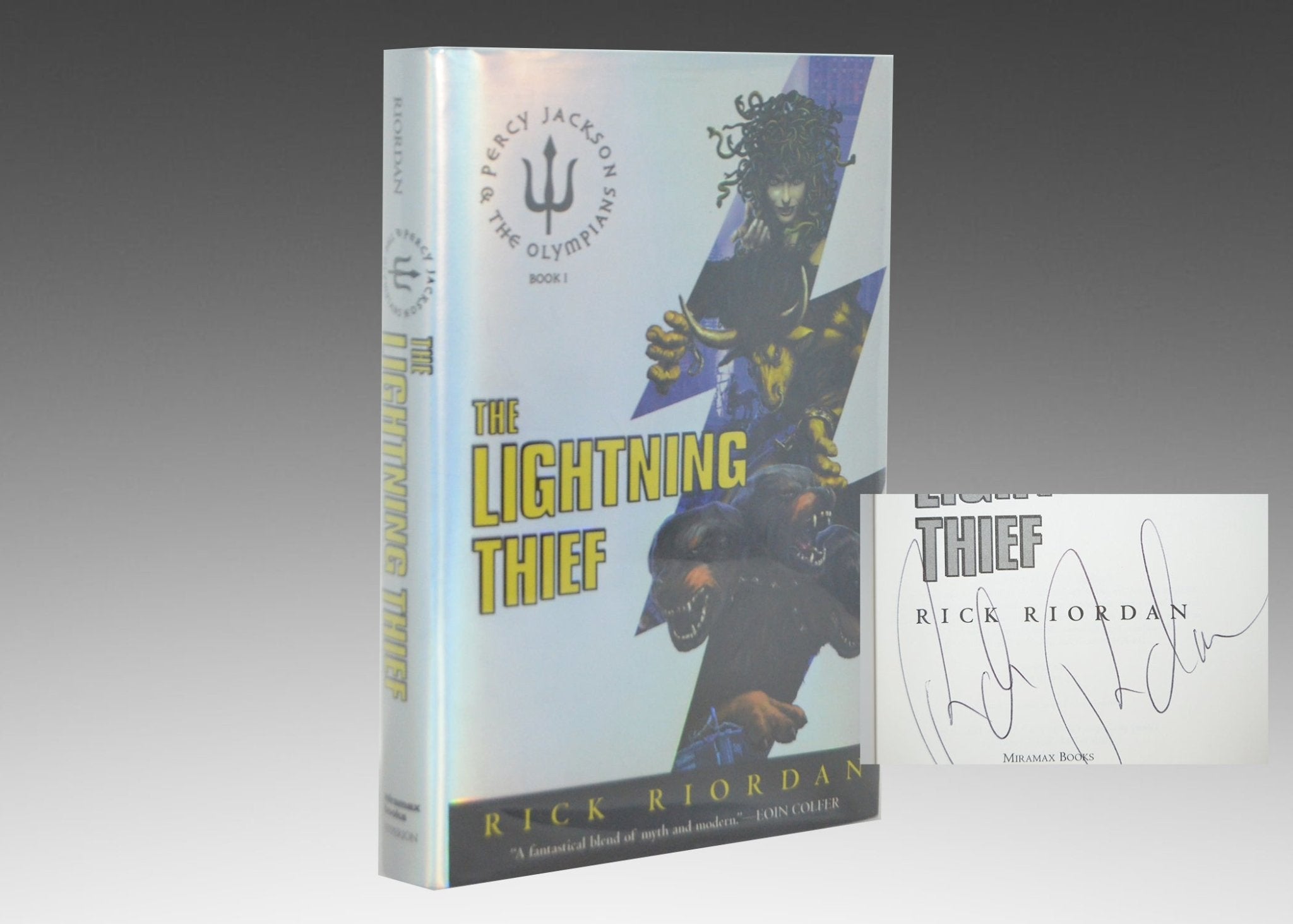 Rick Riordan The Lightning Thief Logo